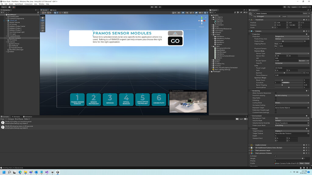 Depth of Field stops working after creating UI camera - Unity Engine - Unity Discussions