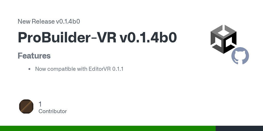 ProBuilder VR - Unity Engine - Unity Discussions