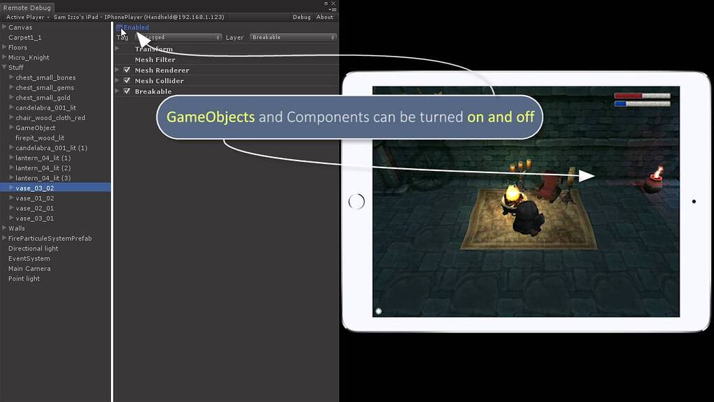 Hdg Remote Debug - Live update / inspector for your phone! - Community Showcases - Unity Discussions