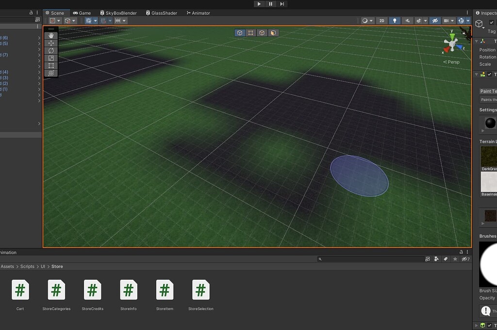 Terrain texture painting only paints on a grid - Unity Engine - Unity Discussions