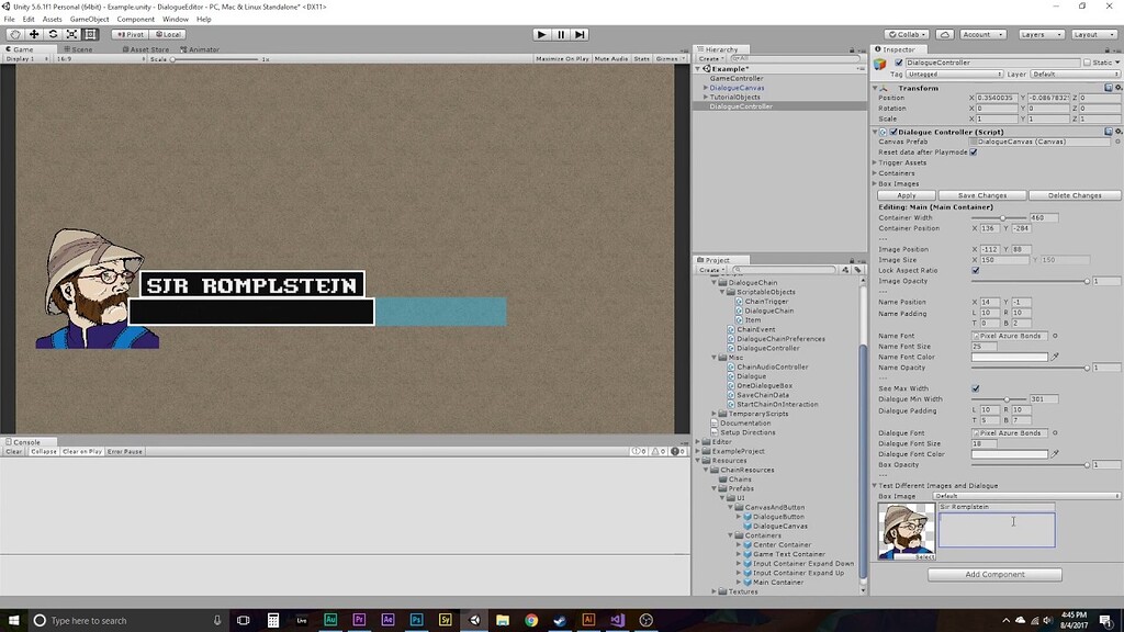 [Released] Dialogue Chains - Branching Interaction Editor using Triggers/Inventory/Stats or ...