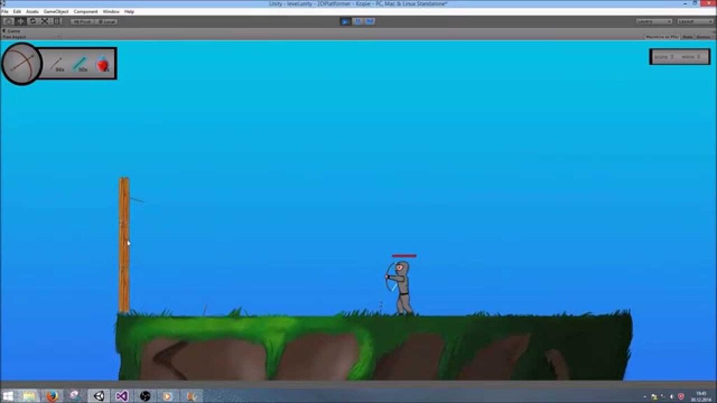 How Can i Make Bow/Arrow System for my 2D Platformer Game? - Unity ...