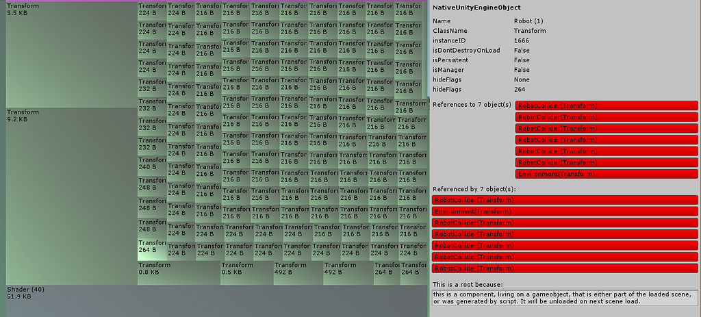 MemoryProfiler: Unexpected NativeUnityEngineObject size - Unity Engine ... MemoryProfiler: Unexpected NativeUnityEngineObject size - Unity Engine ...