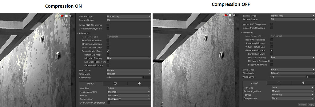 Normal map compression square-shaped artifacts. - Unity Engine - Unity Discussions