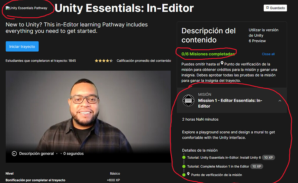 In-editor pathway not showing logo image and completed missions - Web ...