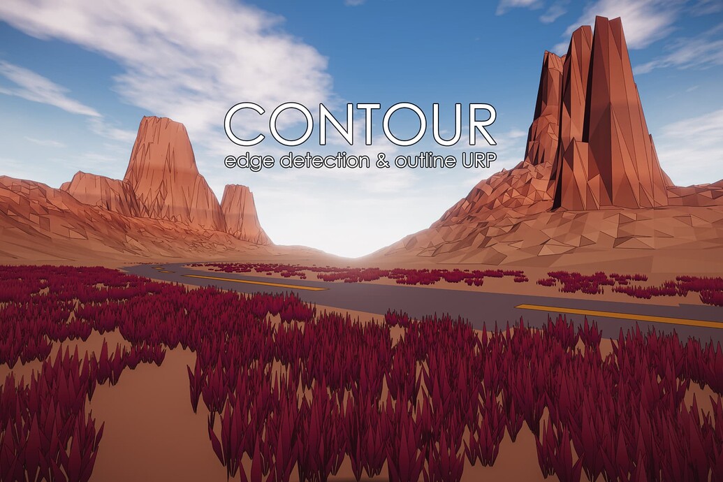 CONTOUR - Edge detection & outline post effect for Unity 6 URP Render ...