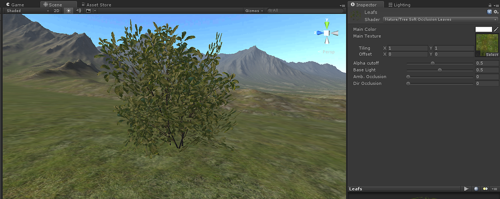 'Tree Soft Occlusion Leaves' shader problem. Unity 5.4 - Unity Engine ... 'Tree Soft Occlusion Leaves' shader problem. Unity 5.4 - Unity Engine ...