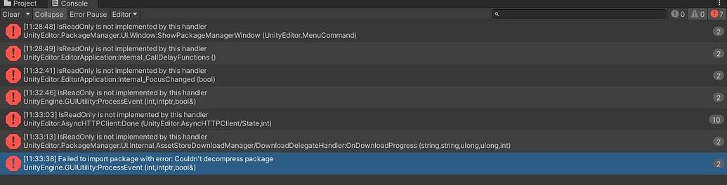 How can I solve this error with Package Manager? - Unity Engine - Unity Discussions