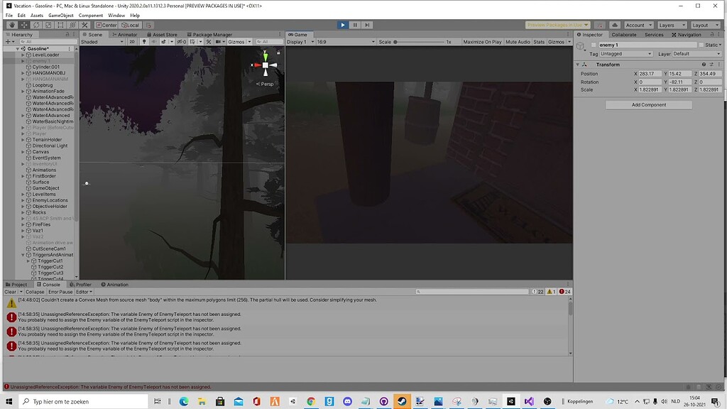 Attempting to teleport player durin / after cutscene - Unity Engine ...