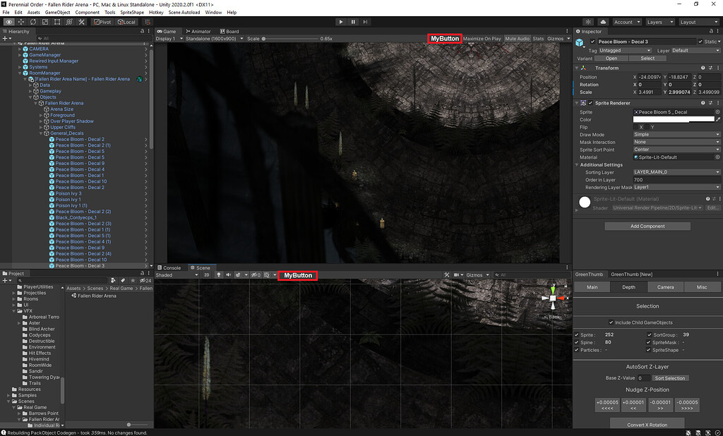 Possible to add a button/toggle to the top of Game/Scene windows (like ...