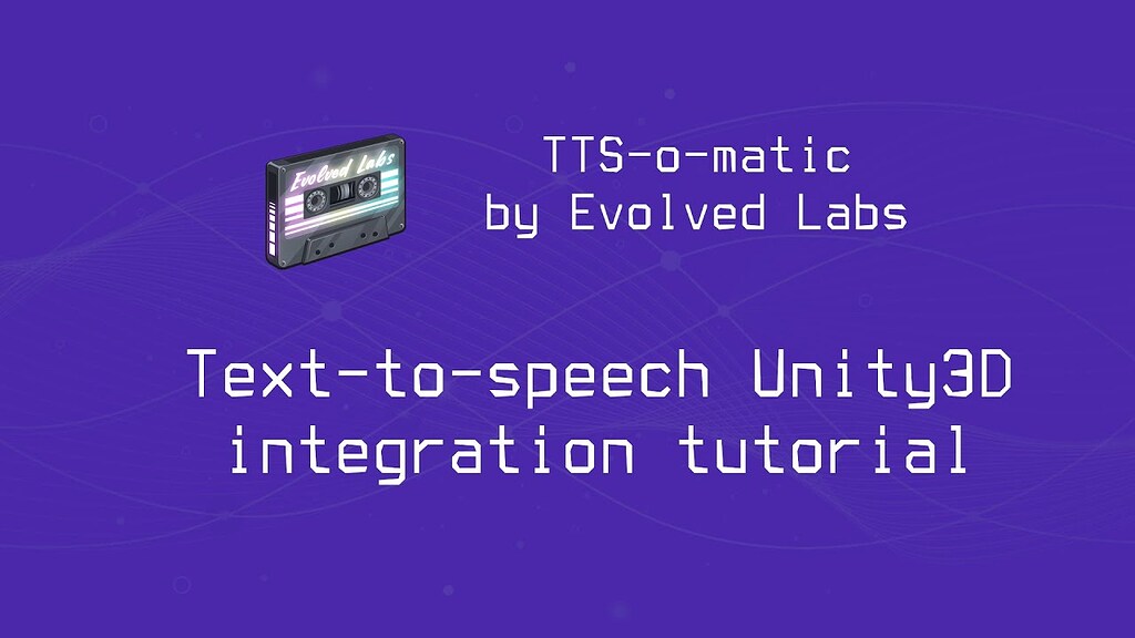 [RELEASED] "TTS-o-matic : local AI Text to Speech" - Community Showcases - Unity Discussions