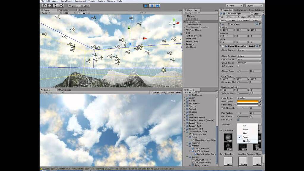 NEW CloudsToy for Unity 5. Volumetric Clouds in Unity for free. - Unity ...