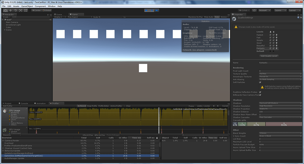 Profler Cpu Usage Displays Low Usage Per Sceond Unity Services Unity Discussions 
