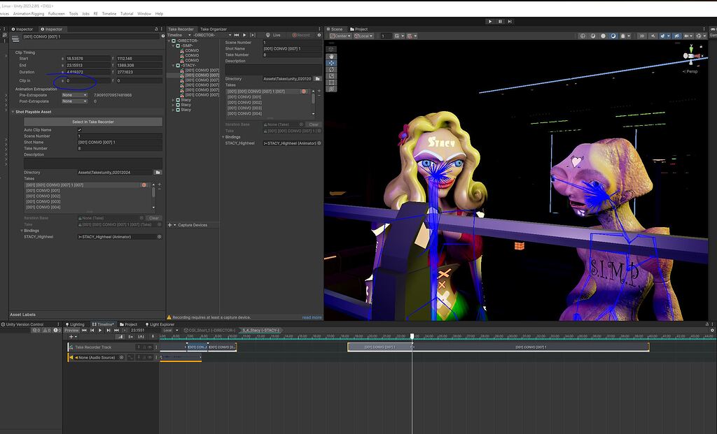 Issue - When splitting a Live Recorder Clip in 2023.2.8, the track resets its clip in - Unity ...