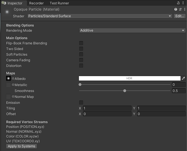 Recorder don't capture particles when rendering on transparent. - Unity Engine - Unity Discussions