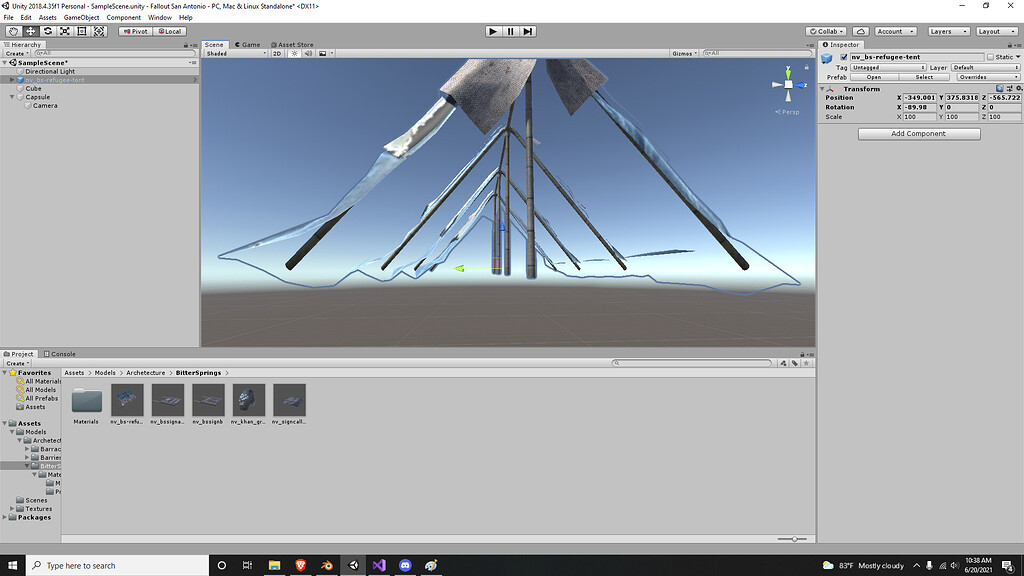 Back of 3d model not rendering - Unity Engine - Unity Discussions