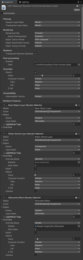 How can I create a "See through walls" Silhouette effect that is visible behind some objects ...