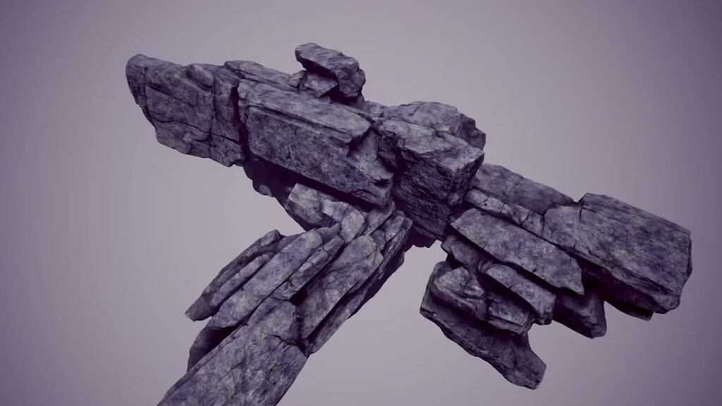 [Teaser-PrePromo] for my procedural Rock formation generator ...