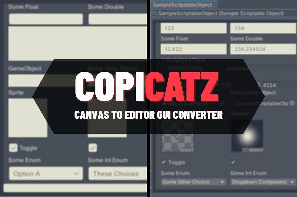 [RELEASED] Copicatz - Canvas to Editor GUI Converter (Editor Window & Inspector) - Community ...