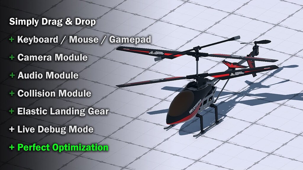 [WIP] RC Helicopter Controller Pro - Community Showcases - Unity Discussions