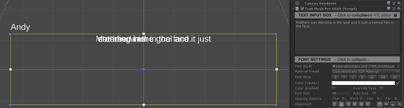 Text overlaps itself [SOLVED] - Unity Engine - Unity Discussions