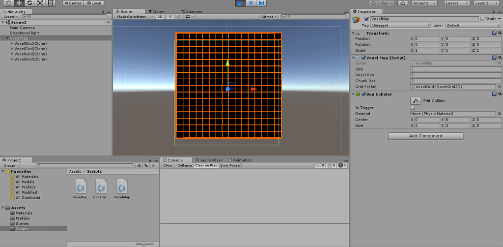 Problem with box collider generated via script - Unity Engine - Unity ...