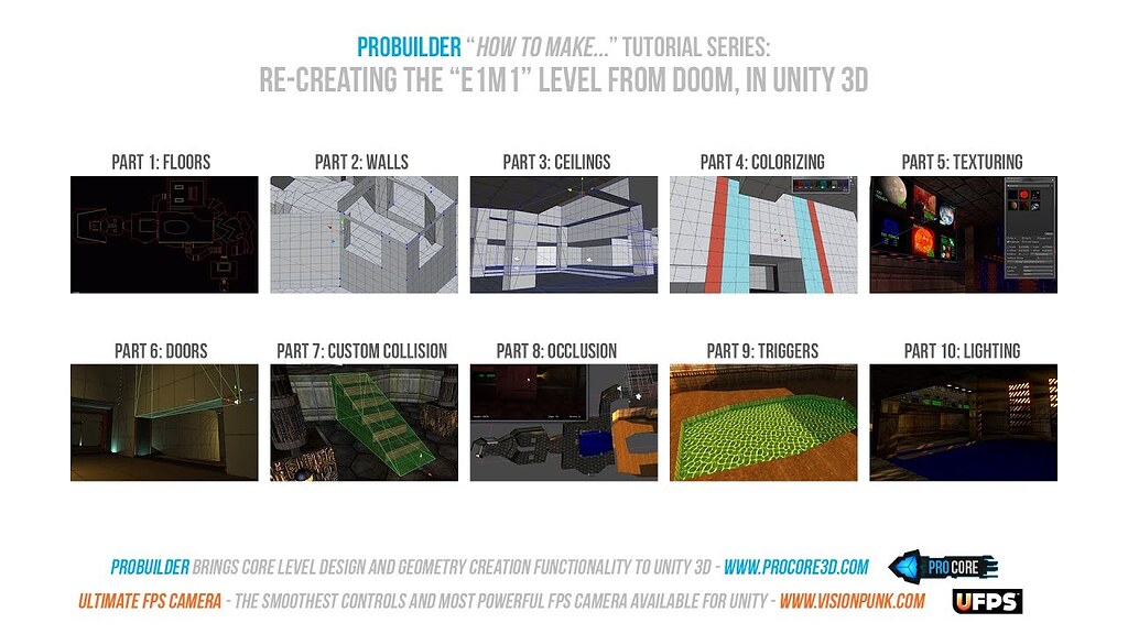 DOOM "E1M1" Level Recreated in Style! Webplayer + 10-Part Video Tutorial - Community Showcases ...