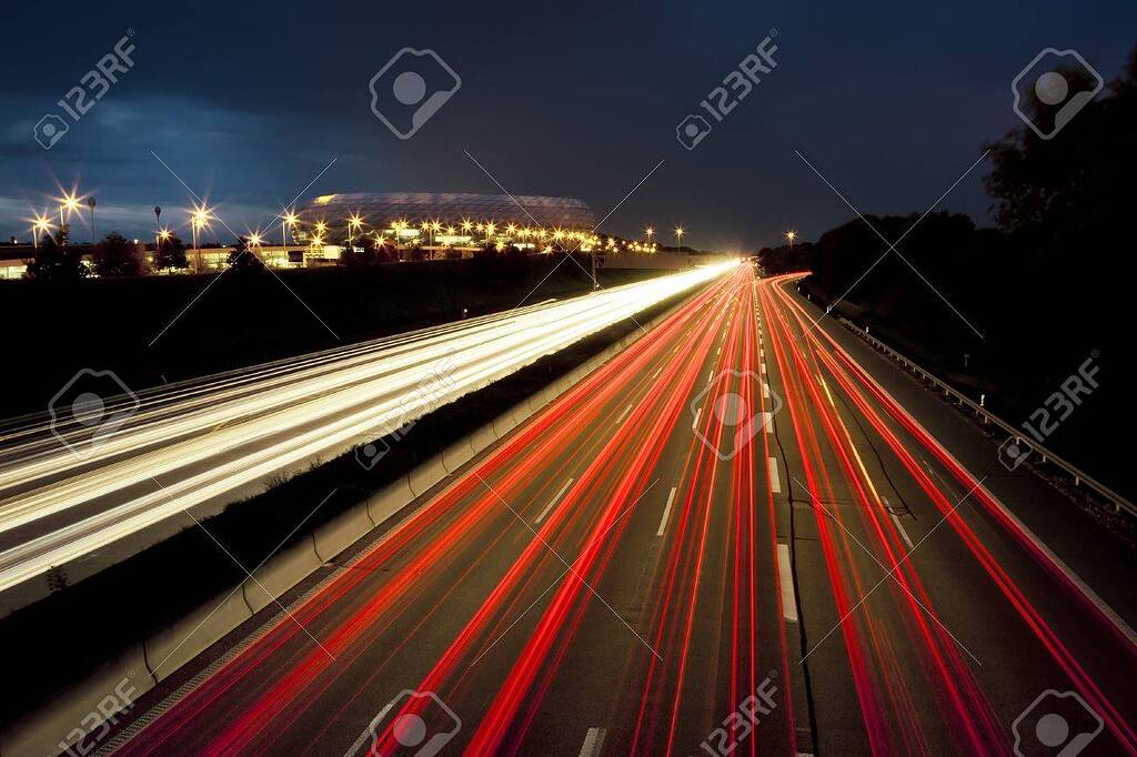 How could you create speed lines (from the lights of the car ...