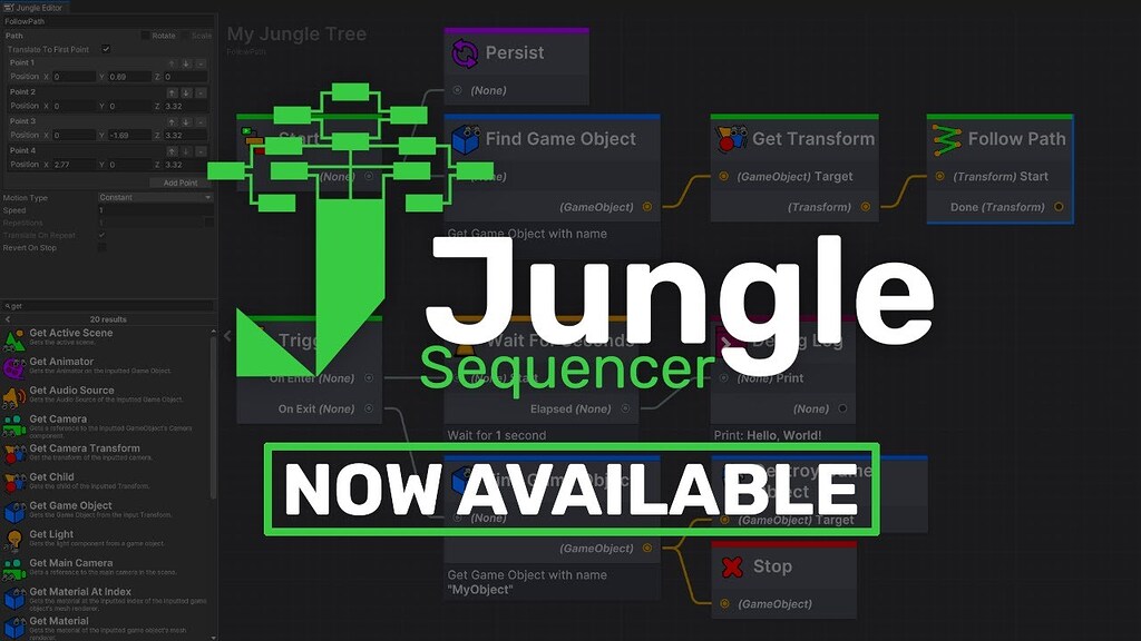 [30% DISCOUNT] Jungle Sequencer: A visual node-based sequencer framework - Community Showcases ...