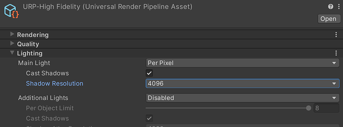 Increasing URP's shadow map resolution beyong 4k - Unity Engine - Unity Discussions