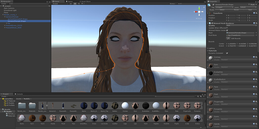 Problems importing a Daz3D character to Unity - Getting Started - Unity ... Problems importing a Daz3D character to Unity - Getting Started - Unity ...