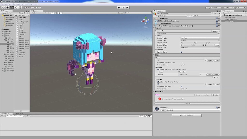 I'm. having trouble understanding how to use the bone weight tool in Voxel Importer. - Unity ...