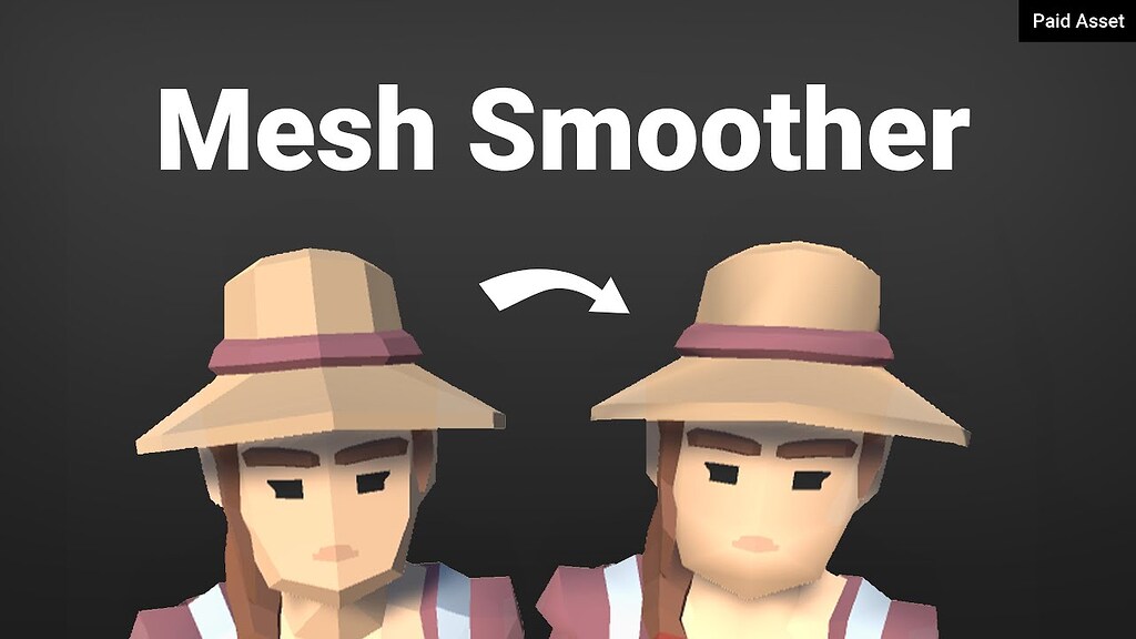 Mesh Smoother : Selective Edge Smoothing - Community Showcases - Unity Discussions
