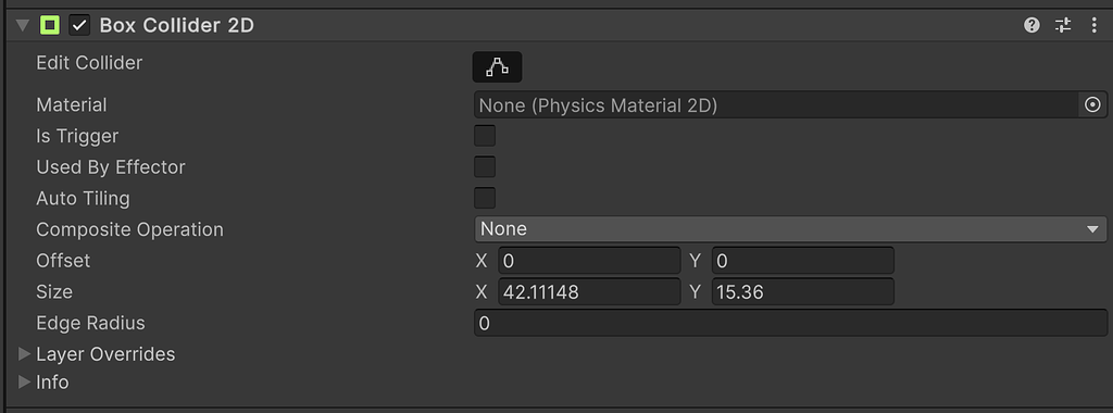 Cinemachine Confiner 2D - Bounding Box Collider 2D Height Matches Camera Size - Unity Engine ...