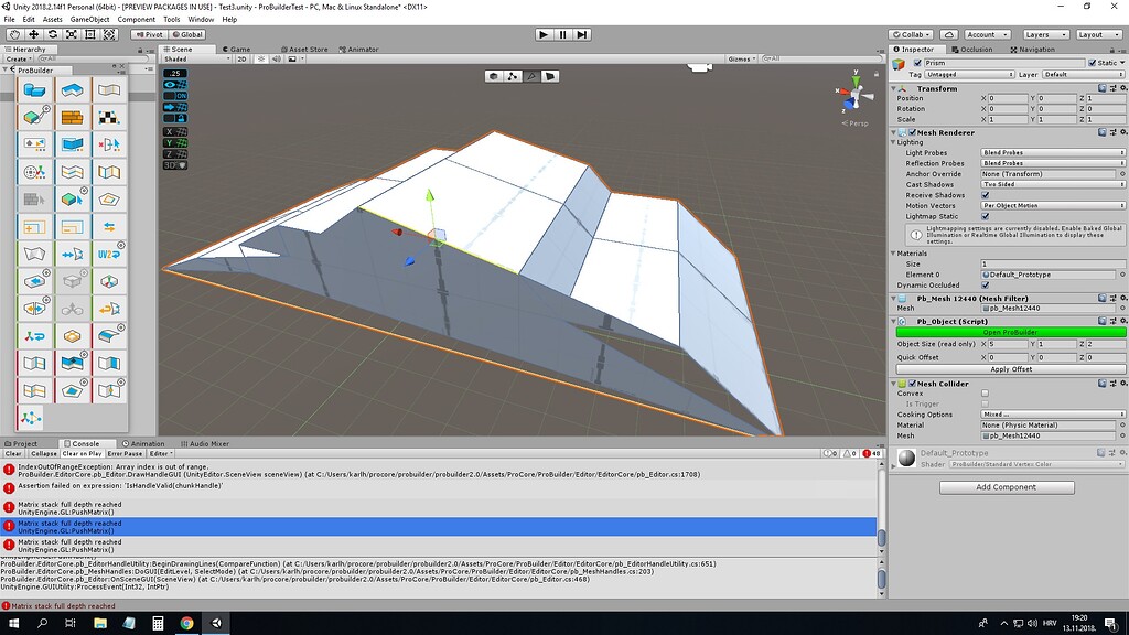 Subdivide Edge Bug And Some Errors Unity Engine Unity Discussions