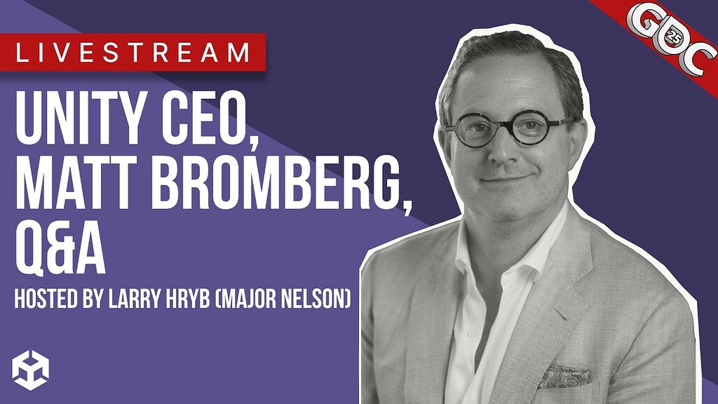 Q&A With Unity CEO, Matt Bromberg - News & General Discussion - Unity Discussions