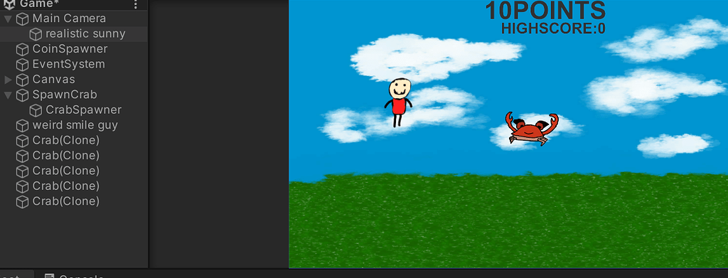 The cloned prefab keeps moving to middle instead of following the ...