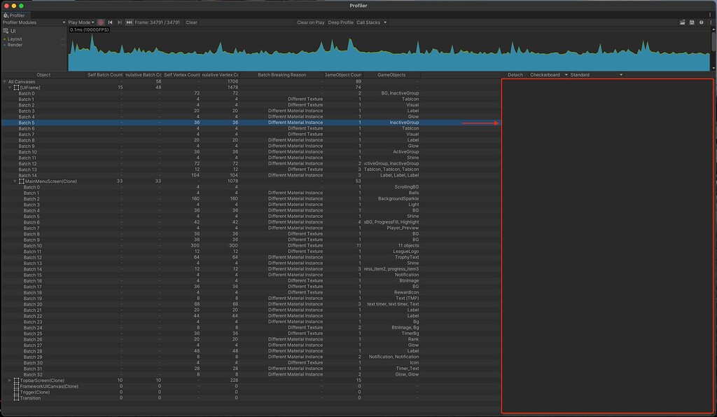 Profiler preview to show batch doesn't appear (UI) - Unity Engine - Unity Discussions