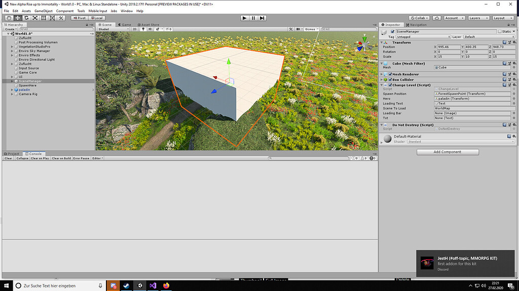 Teleport a Player to other scene to a specific point - Unity Engine - Unity Discussions