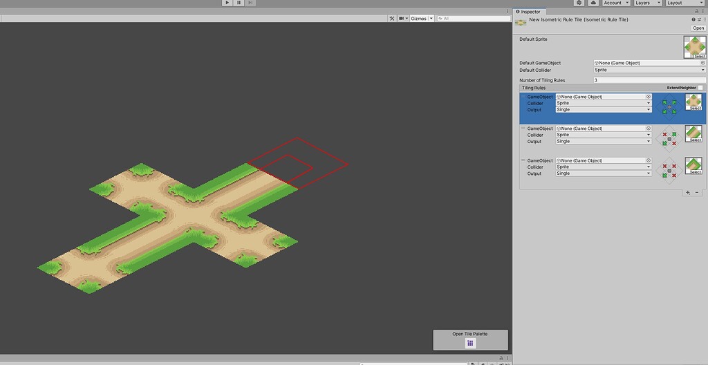Isometric rule tile dont understand "end of road" - Unity Engine ...