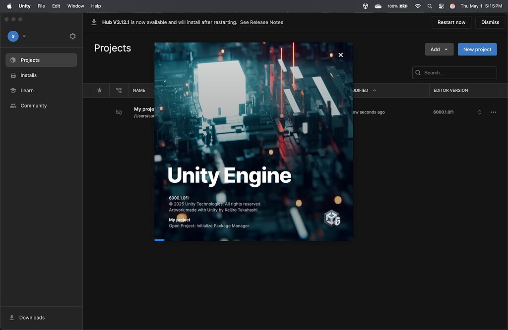 Not creating a project in Mac unity - Unity Engine - Unity Discussions