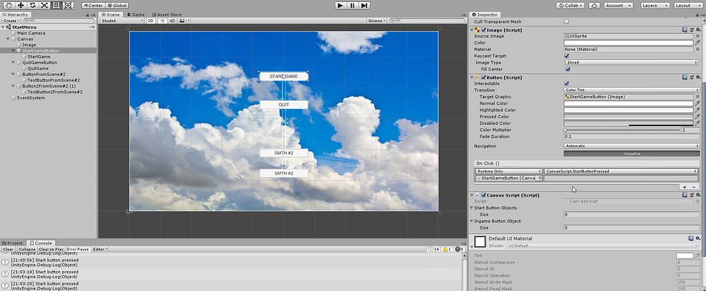 Unable to disable buttons in canvas - Unity Engine - Unity Discussions