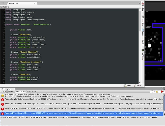 Problems with SceneManager - Unity Engine - Unity Discussions