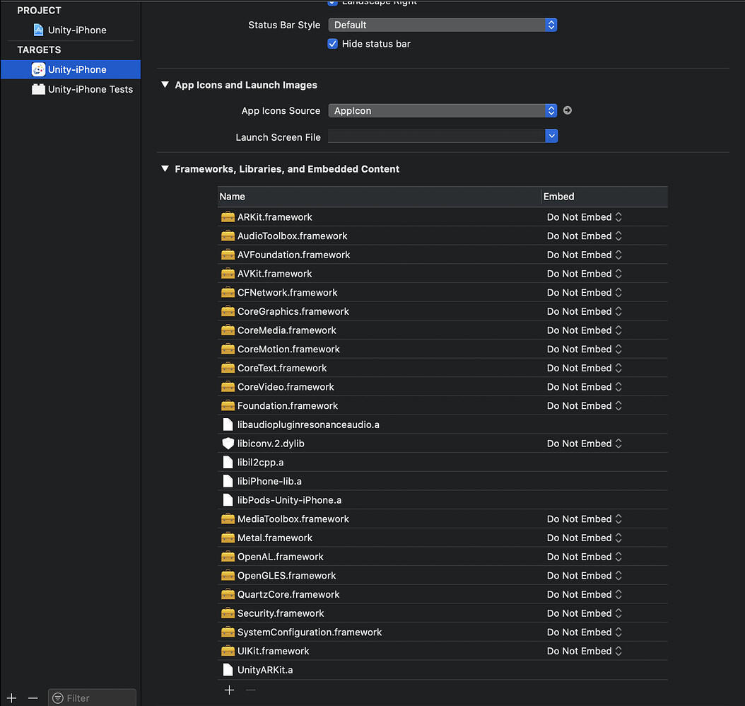 2019.3 - validation on upload to store gives "UnityFramework.framework contains disallowed file ...