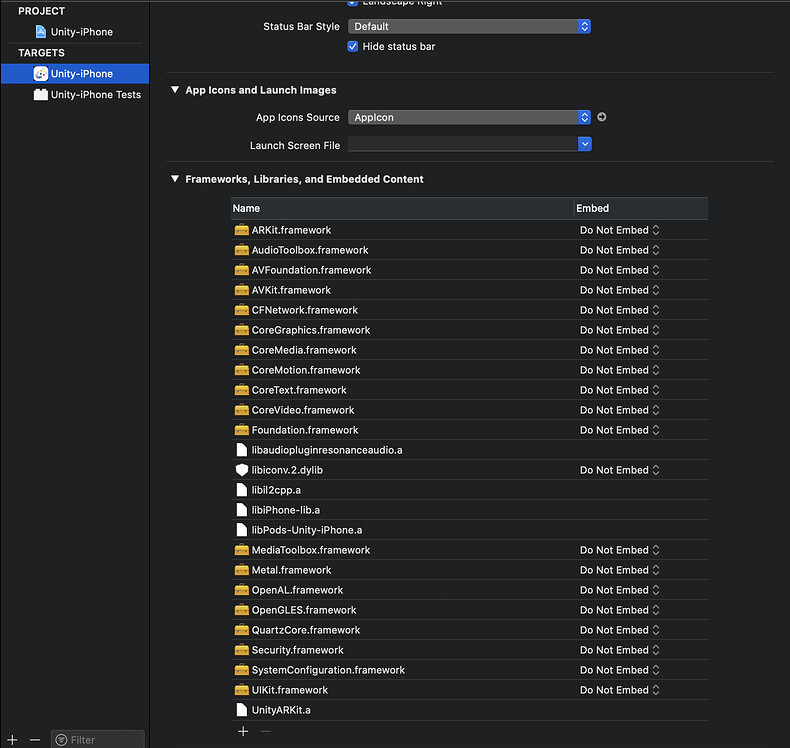 20193 Validation On Upload To Store Gives Unityframeworkframework Contains Disallowed File