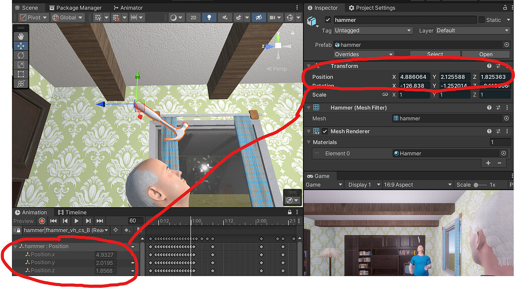 Inspector transform position is DIFFERENT from keyframe position - Unity Engine - Unity Discussions