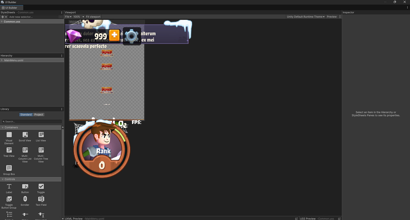 The Unity UI Toolkit Sample - Dragon Crashers: a mini manual - Technical Articles - Unity ...