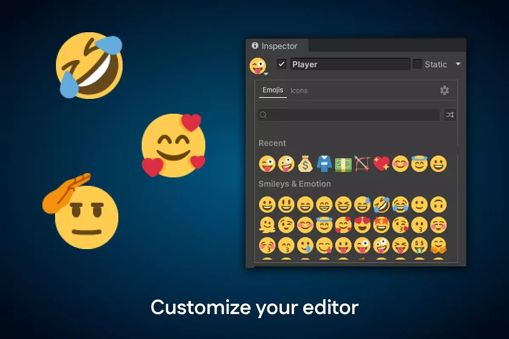 [RELEASED] Editor Emojis - Customize your editor - Community Showcases - Unity Discussions