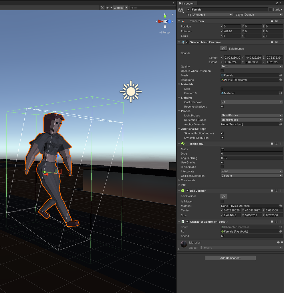 Models exported from Blender doesn't work with armature (same models ...