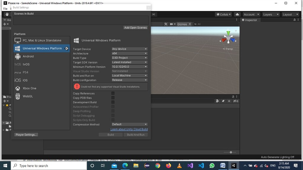 Unity doesn't recognize Visual studio - Unity Engine - Unity Discussions